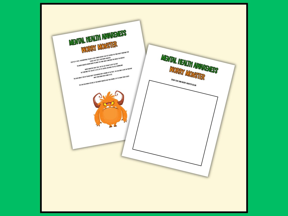 Printable Mental Health Awareness Month Activities Kit for Kids ...