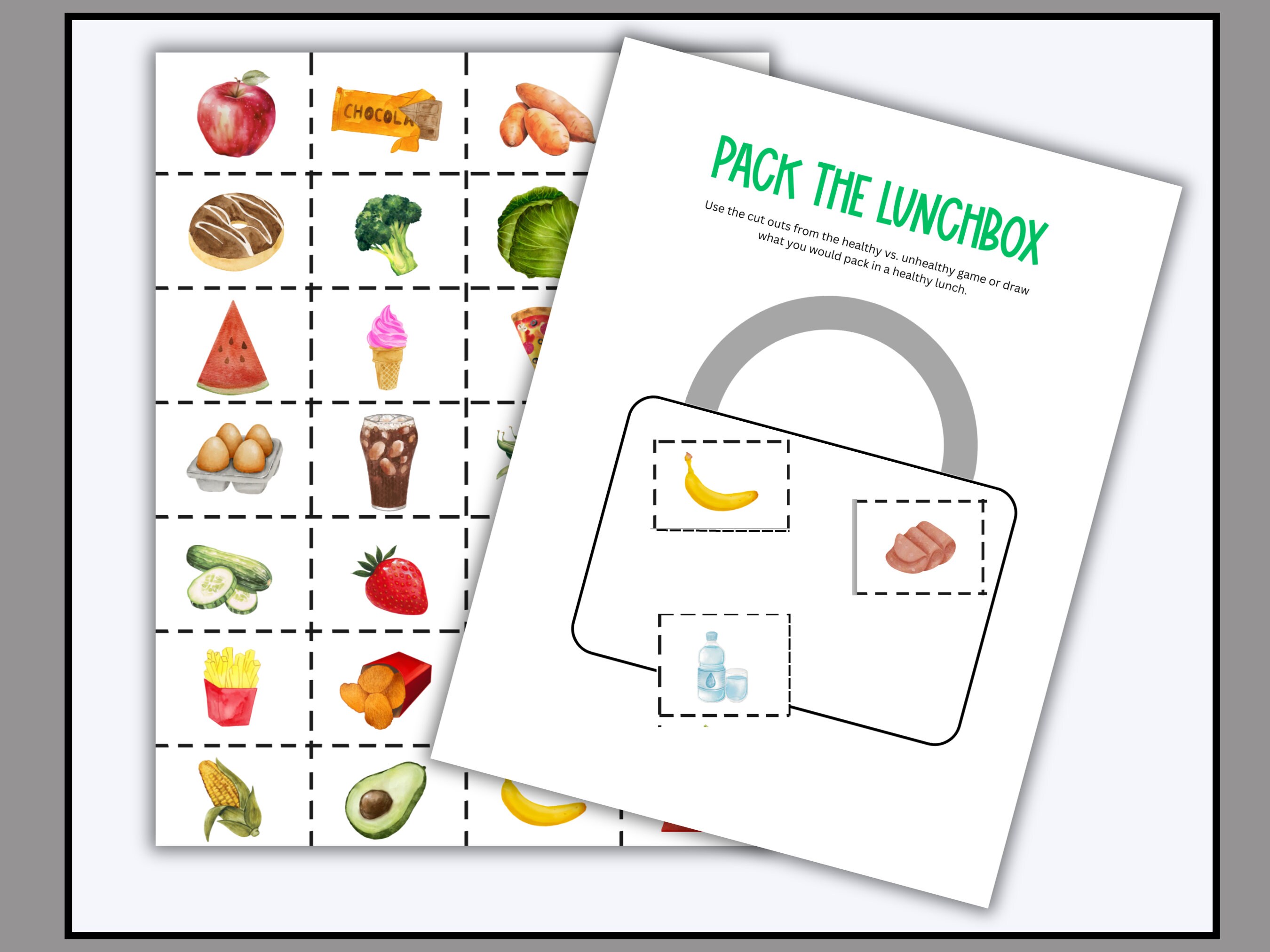 Healthy Eating Activity Bundle | Childrens Nutrition | Nutritional ...