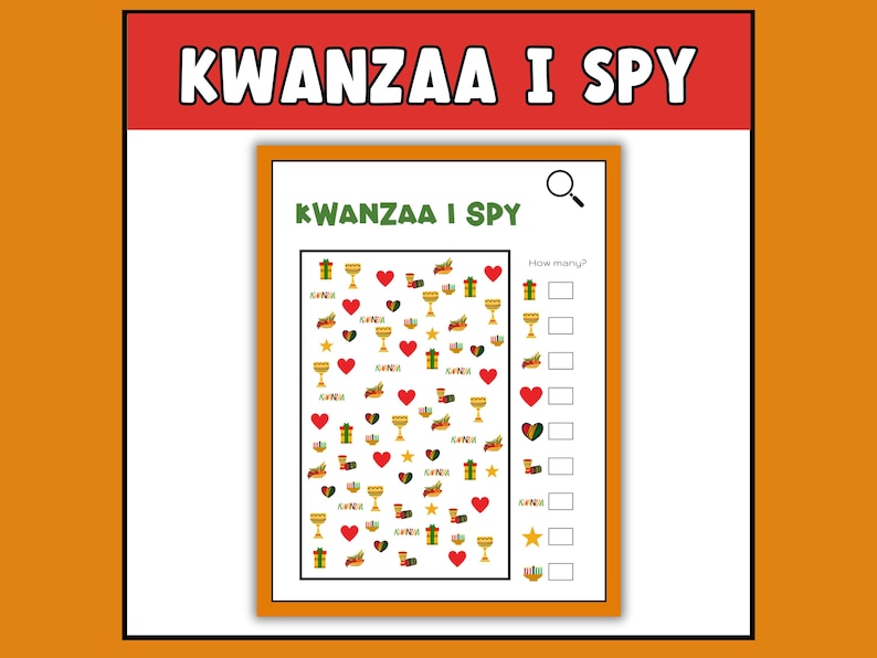 Kwanzaa I Spy Game | Kwanzaa Seek and Find | Kwanzaa Classroom Game ...