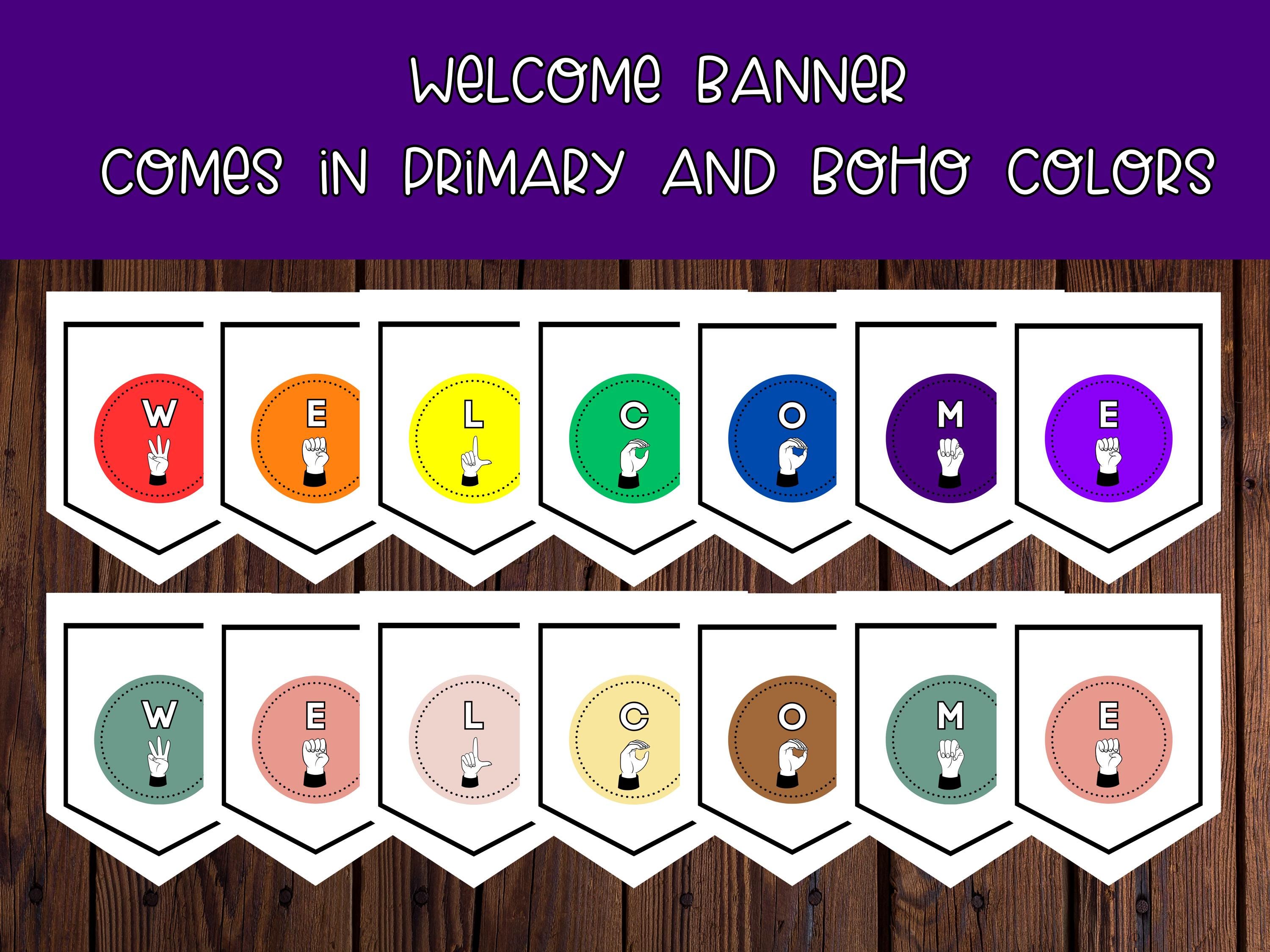 ASL Bulletin Board Kit | ASL Classroom Decor Bundle | Inclusive Posters ...