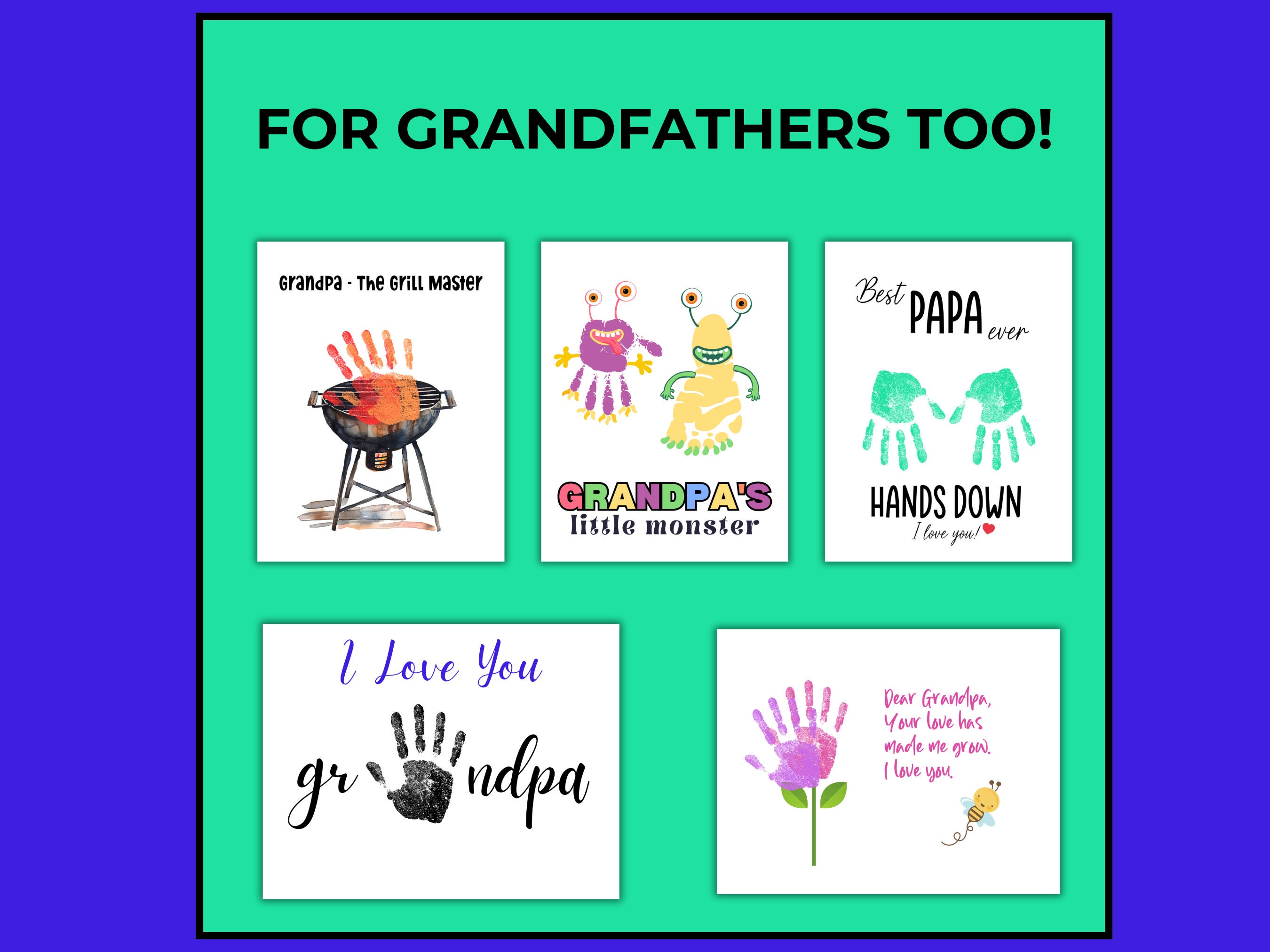 Fathers Day Handprint Craft | Fathers Day Craft | Handprint Art ...