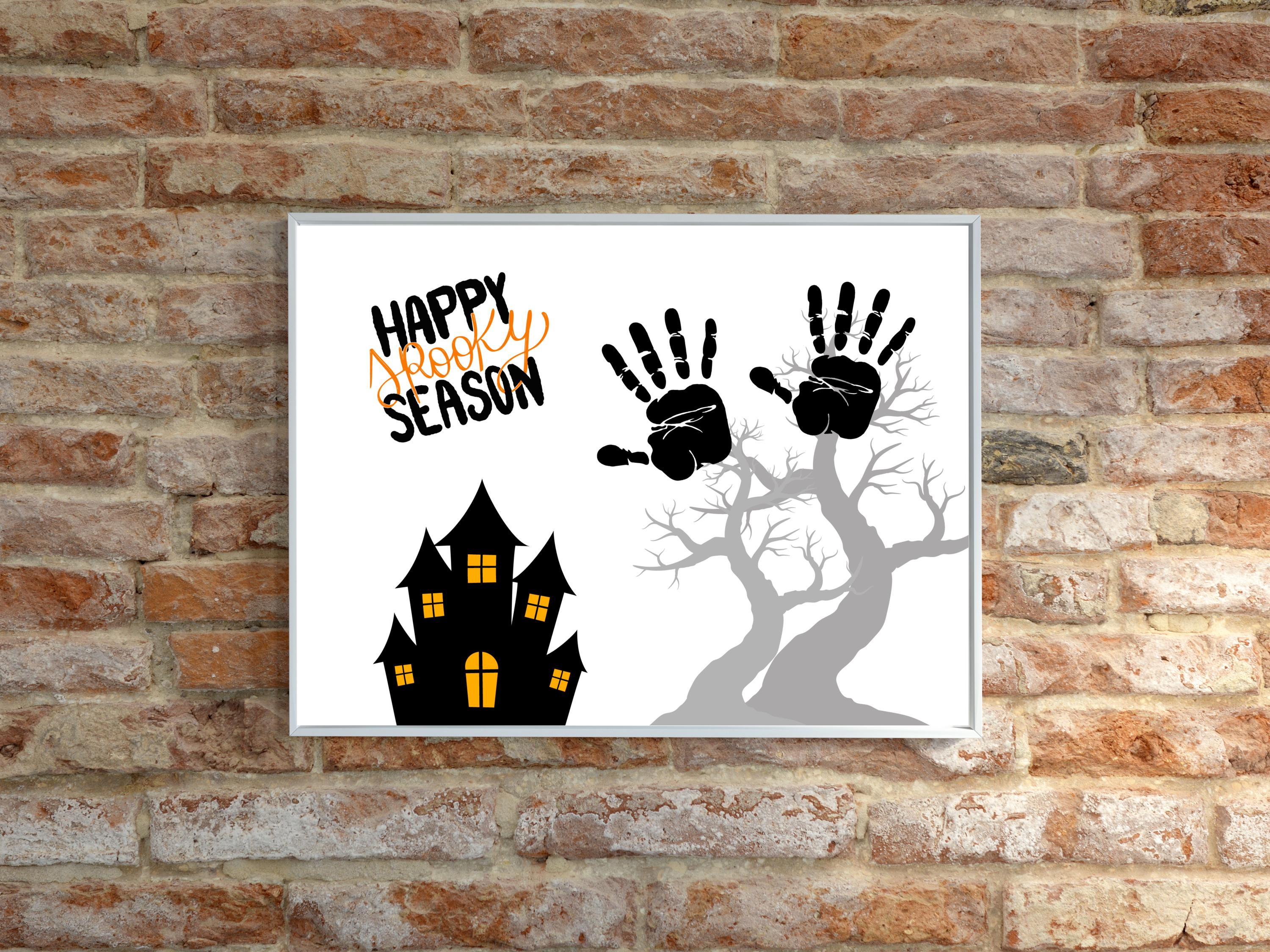 Spooky Season Handprint Craft | Halloween Handprint Art | Pre K ...
