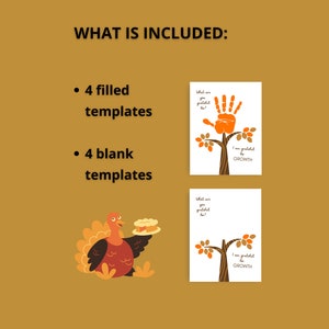 Printable Thanksgiving Handprint Craft Keepsake Craft Preschool Craft ...