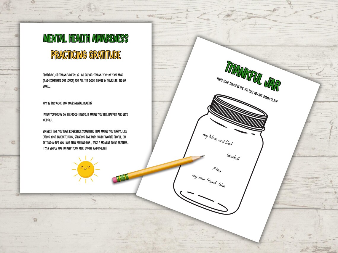 Printable Mental Health Awareness Month Activities Kit for Kids ...