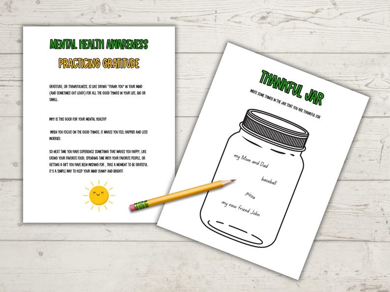 Printable Mental Health Awareness Month Activities Kit for Kids ...