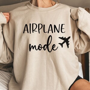 Airplane Mode Sweatshirt, Airplane Shirt, Travel Sweater, Gift for ...