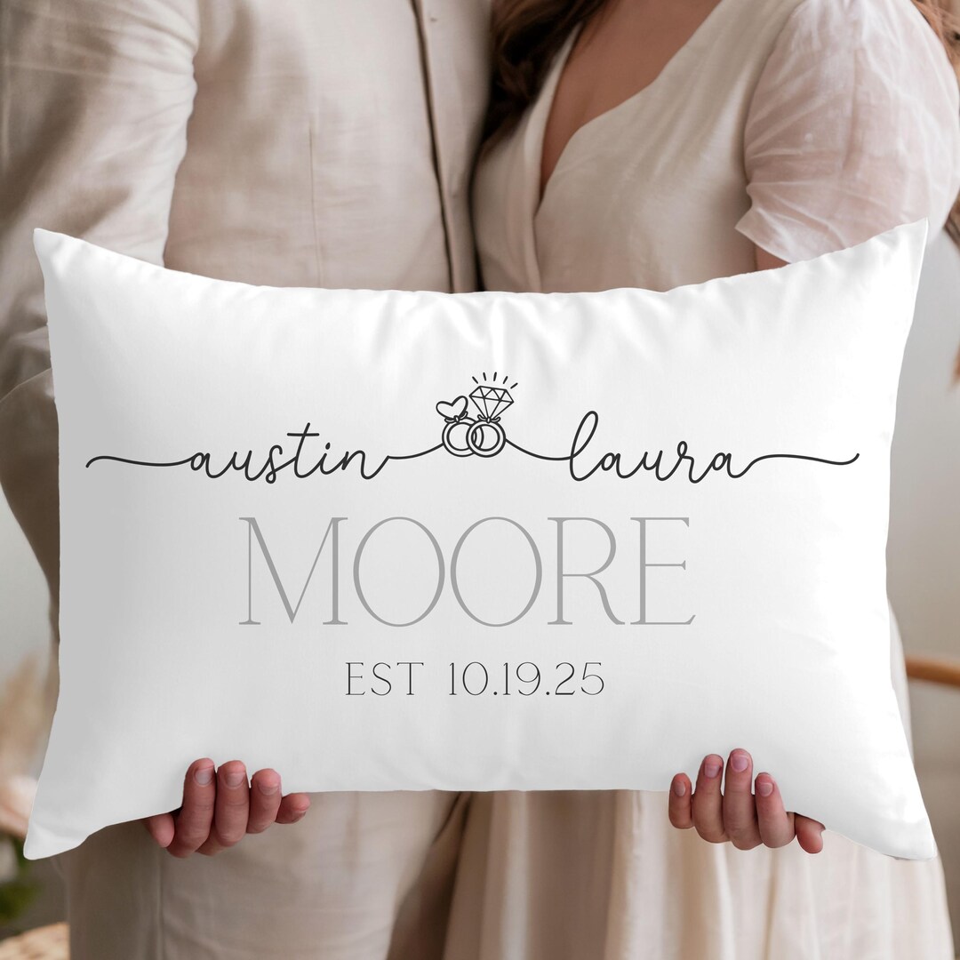 Custom Wedding Gift for Couple Home Decor Personalized Gifts for Bride ...