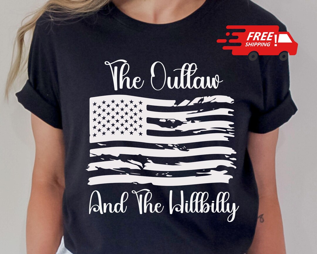 Outlaw Hillbilly 2024 Shirt, Funny Republican Election 2024 Shirt, DJT ...