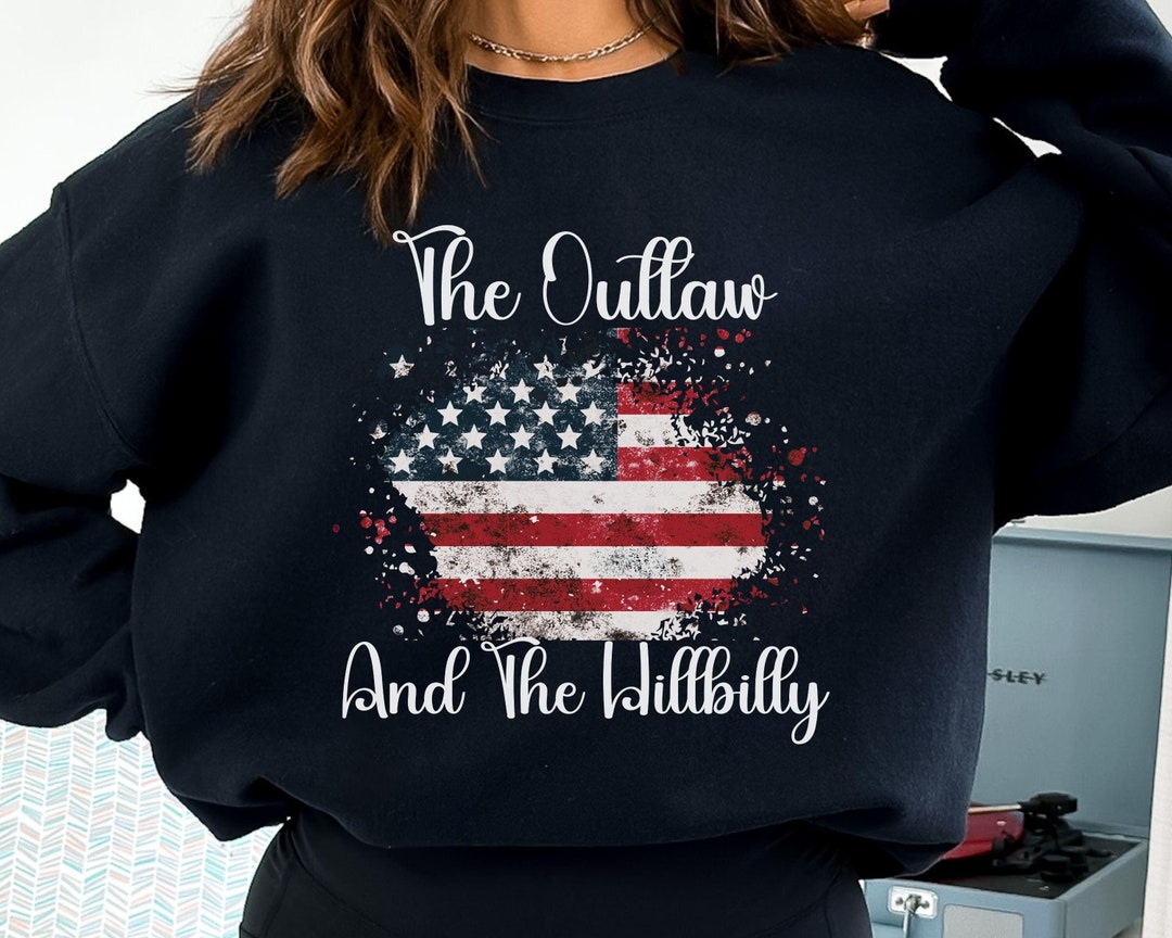 Outlaw Hillbilly MAGA Sweatshirt Conservative Gift for Her Matching ...