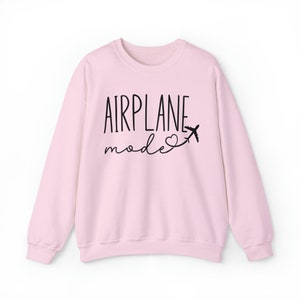 Airplane Mode Sweatshirt for Travelers, Adventure Sweatshirts, Comfy ...