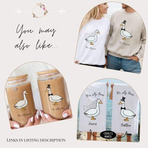 Mr and Mrs Silly Goose Wedding Mug Engagement Coffee Mug Funny Newlywed ...