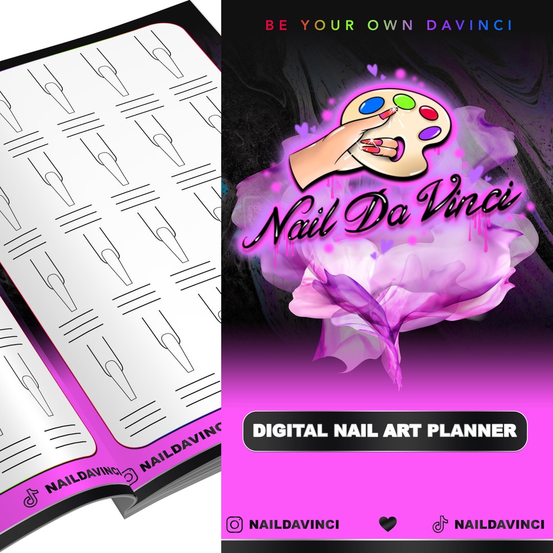 Naildavinci Digital Nail Art Planner - Etsy