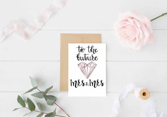 Greeting Cards Customised Engagement Card For The Future Mr and Mrs ...