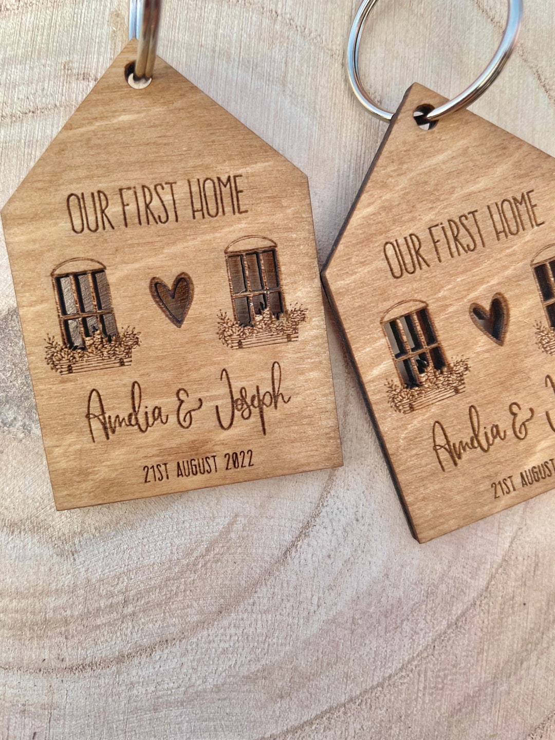 First Home Keyring, First Home, House Keyring, Housewarming Gift ...