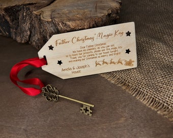 Magic Father Christmas / Santa Key - Etsy
