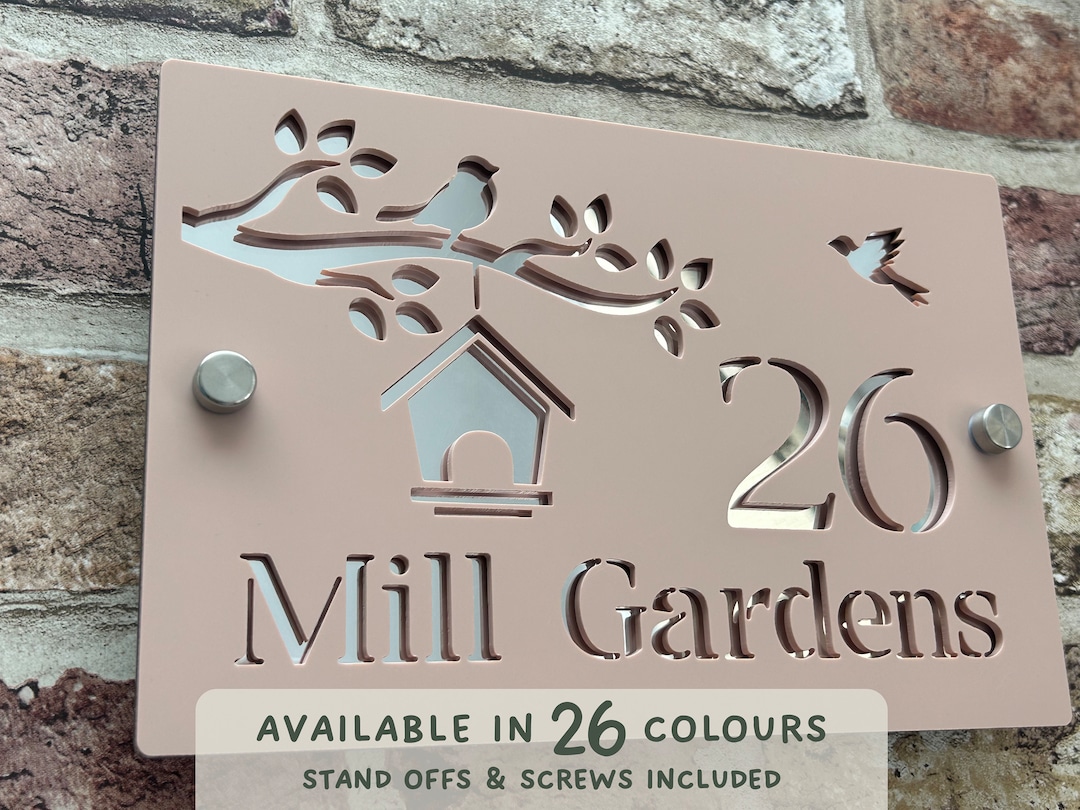 House Number Sign, Door Sign, Door Number, House Number, Modern ...