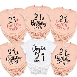 21th Birthday Shirt 21th Birthday Crew Shirt for Woman | Etsy