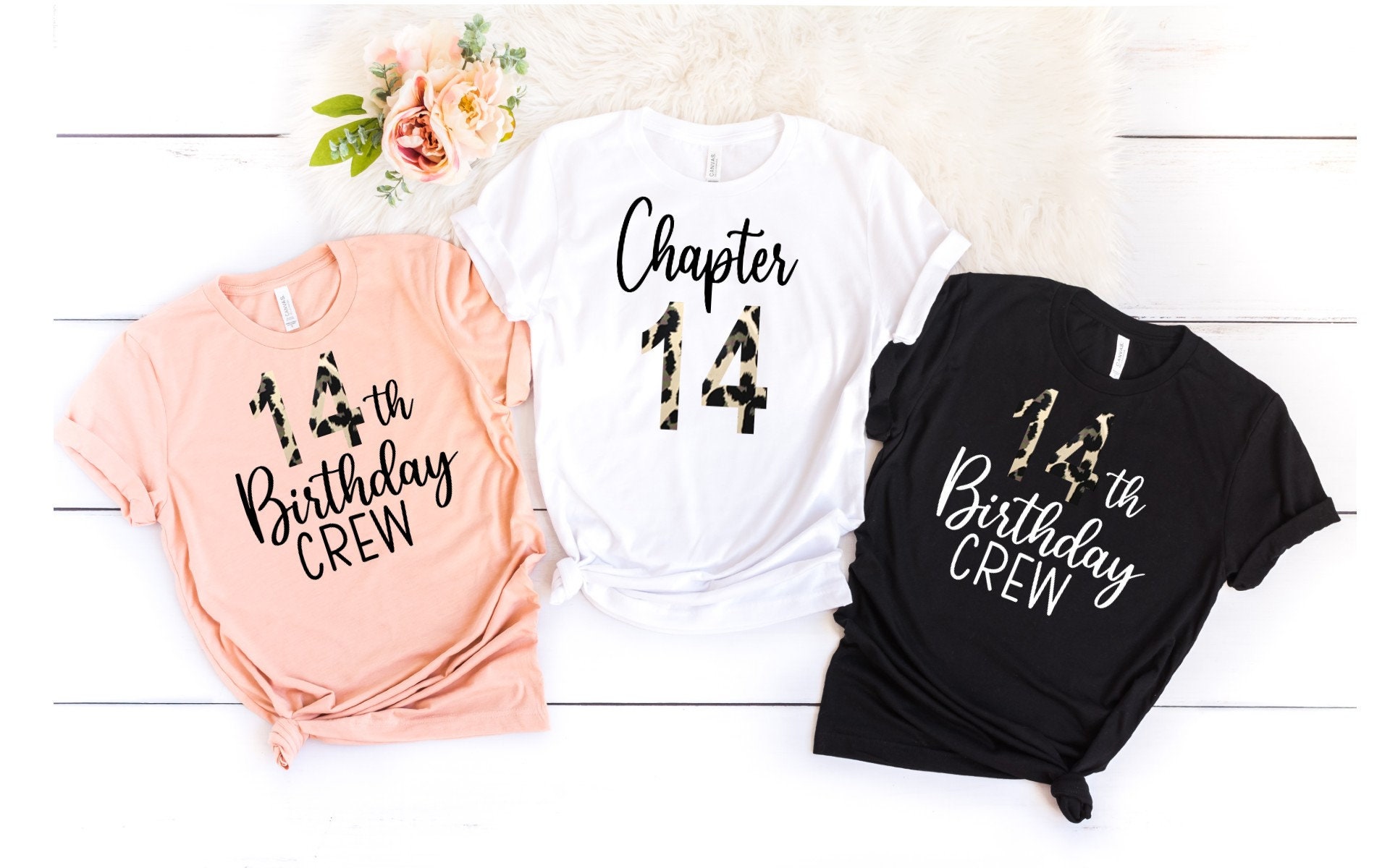 14th Birthday Shirt 14th Birthday Crew Shirt for Woman | Etsy