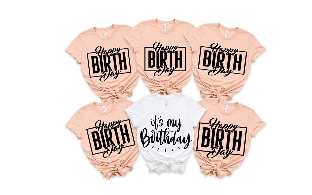 Happy Birthday,shirts,it's My Birthday Shirt, Birthday Party Shirts ...