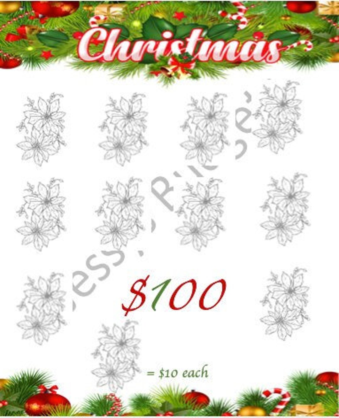 Christmas Savings Challenge - Etsy