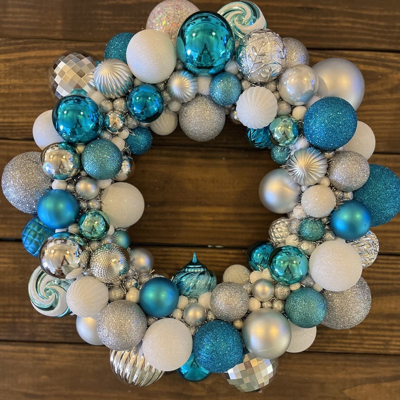 Turquoise Wreath - Etsy