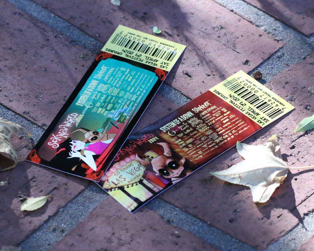 Sick New World 2024 Souvenir Ticket - Etsy