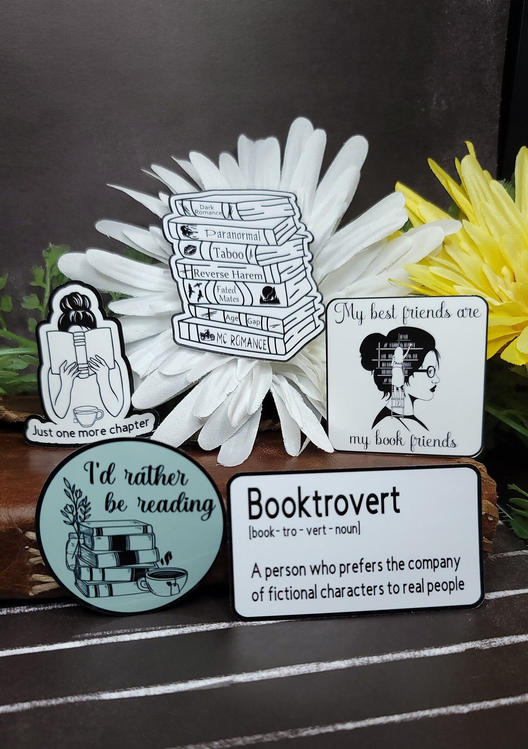 Book Lovers Stickers, Book Lovers, Stickers, Sticker Sets, Books - Etsy