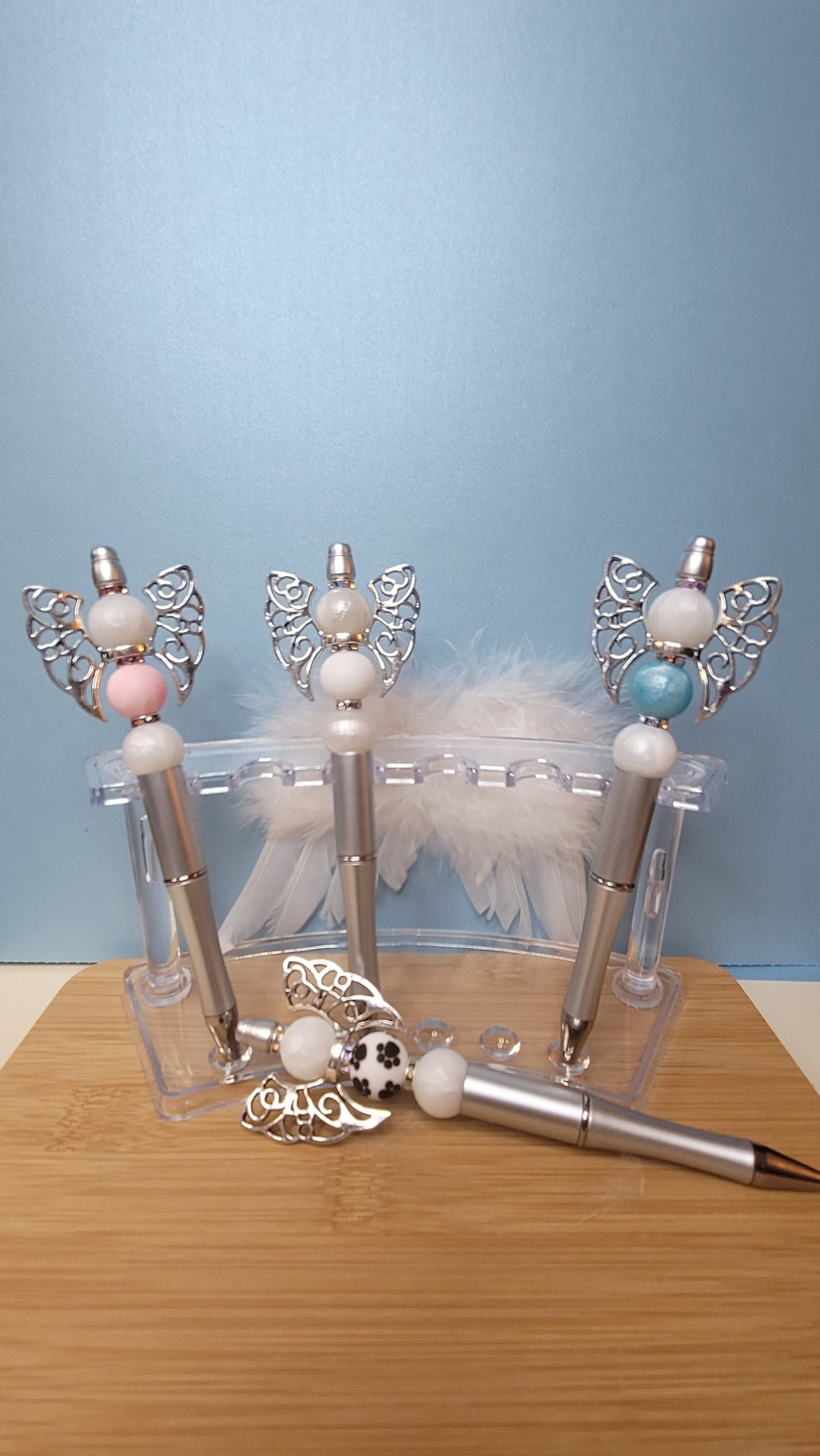 Angel Wing Memorial Pen, Memorial Angel Baby Girl Pen, Memorial Angel ...