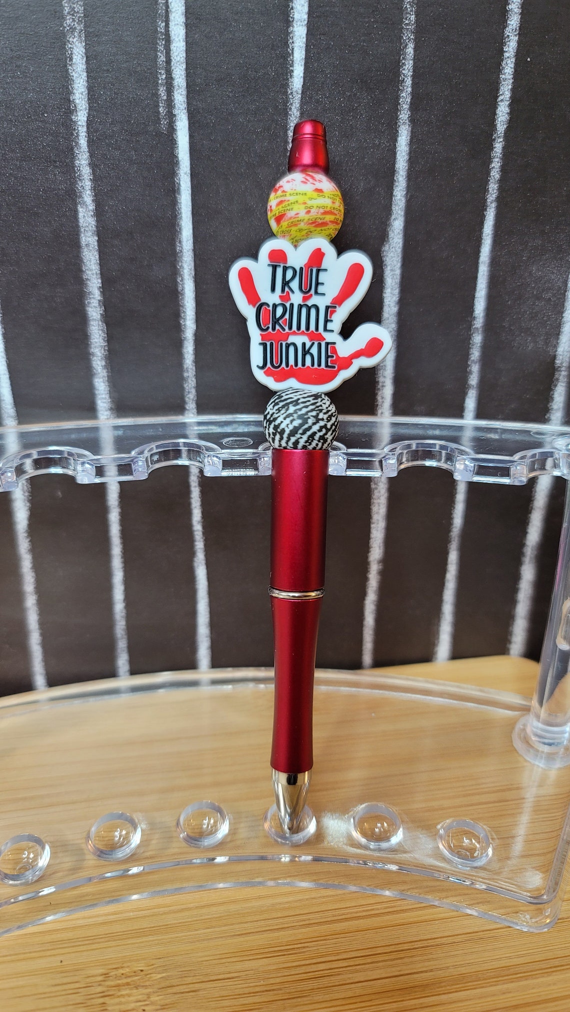 True Crime Pens, Designer Beaded Pens, Assorted Beaded Pens - Etsy