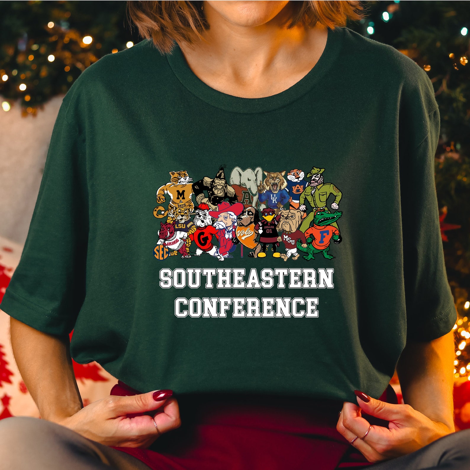 SEC Mascots Sweatshirt College Football Team Sweatshirt Sec - Etsy