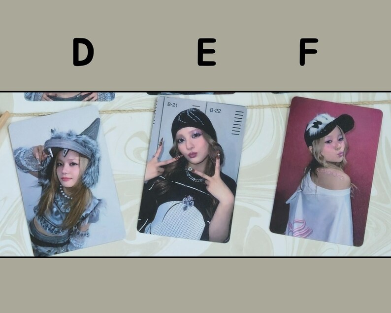 UNOFFICIAL Fan-made Juria XG Photocards - Etsy