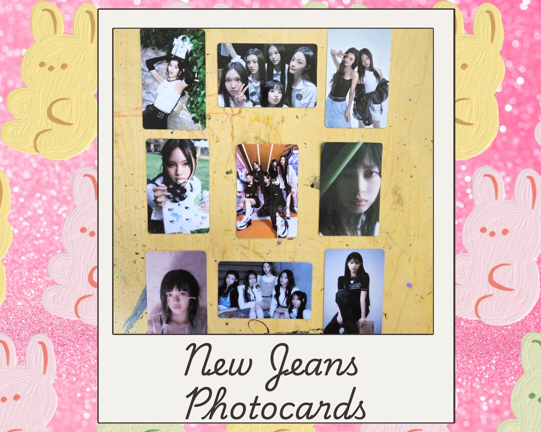 NJZ- Group Set- (new Jeans) Photo Cards - Etsy