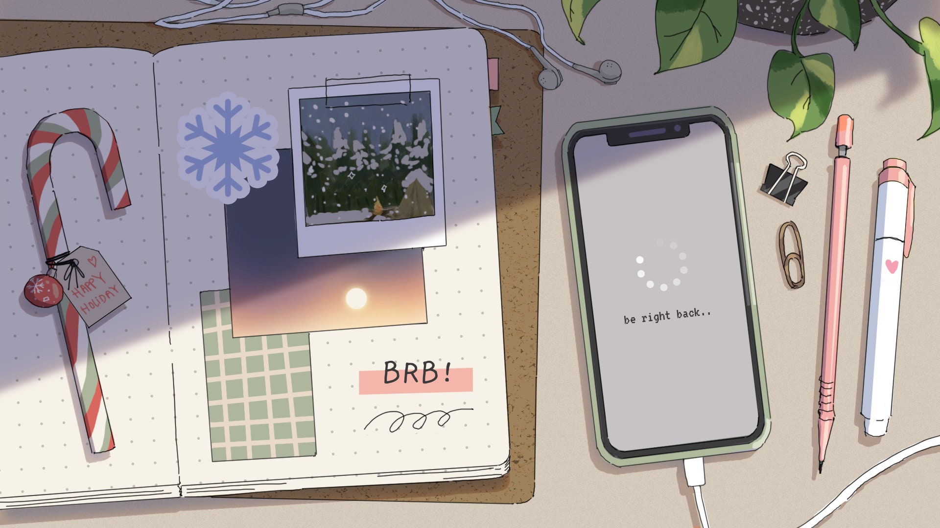 Holiday Edition Animated Bullet Journal Stream Screens - Etsy