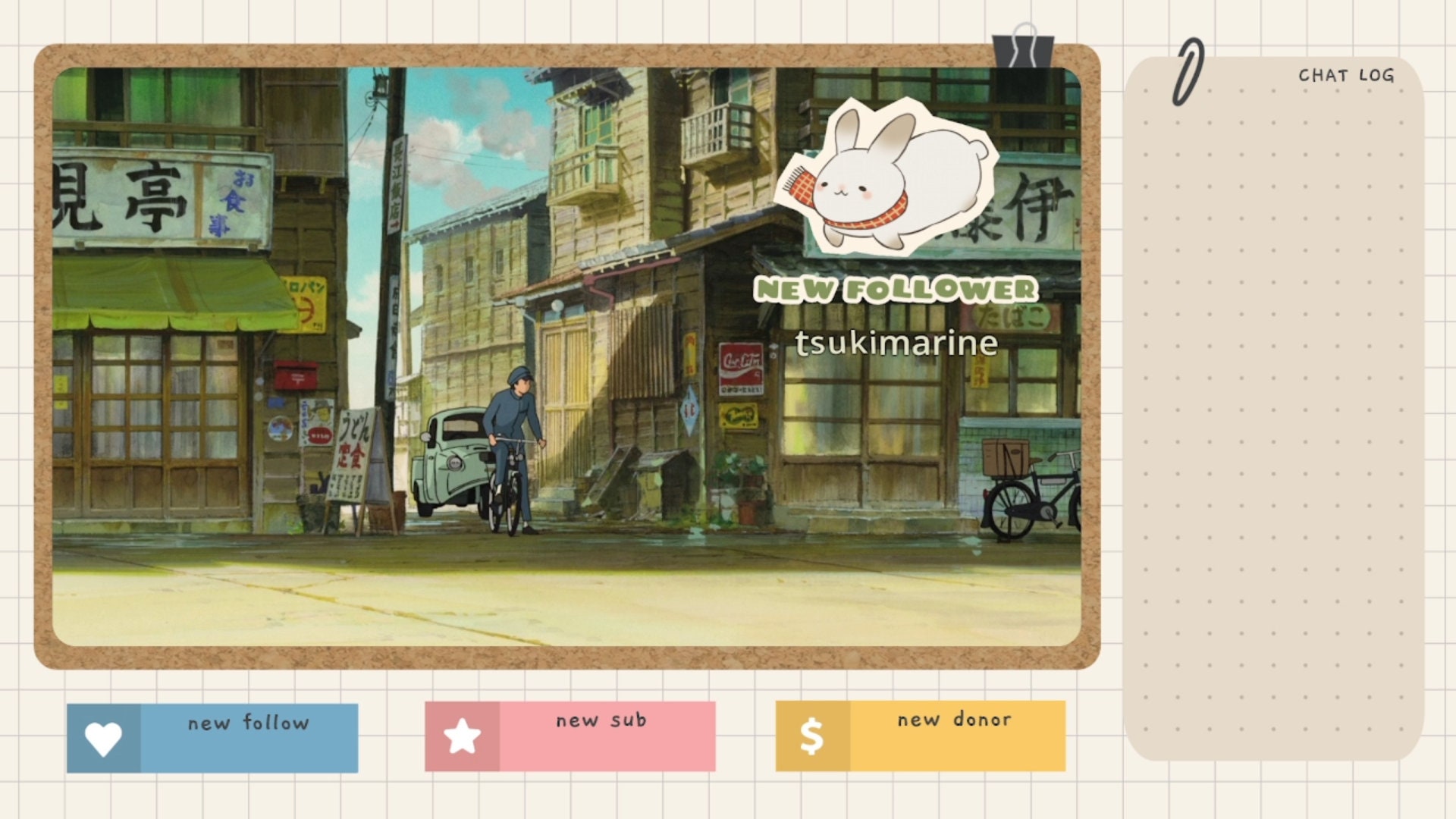 Winter Bunny Animated Alerts 7x Rabbit Twitch Alerts Cozy, Cute, Kawaii ...