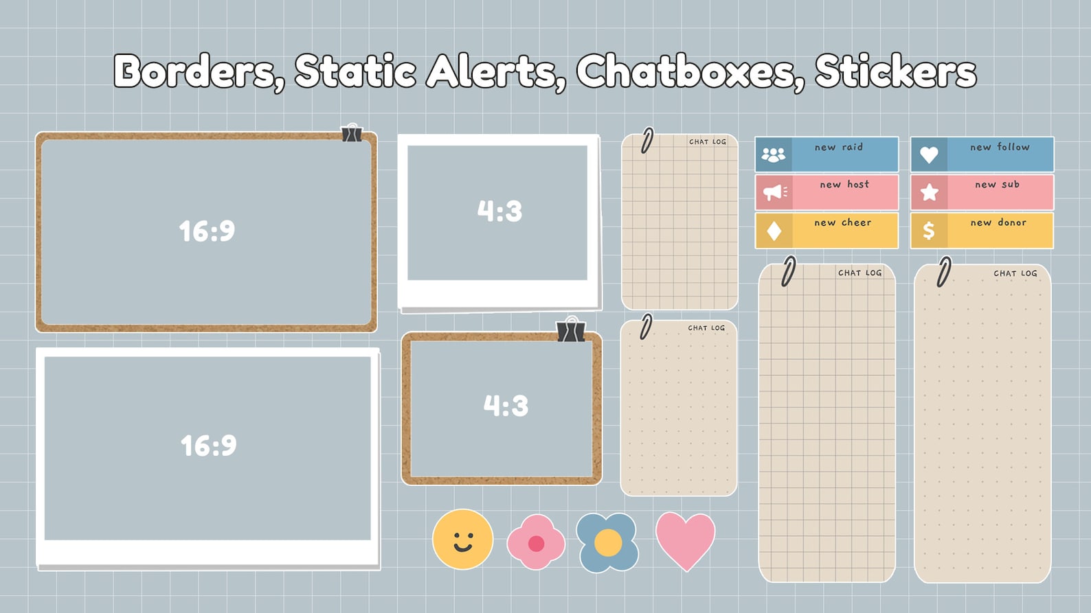 Animated Cozy Study Stream Overlay Package (digital Download) - Etsy