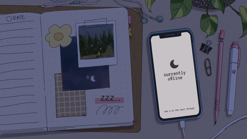 Cozy Animated Stream Screens | Starting, BRB, Ending, Offline | Bullet ...