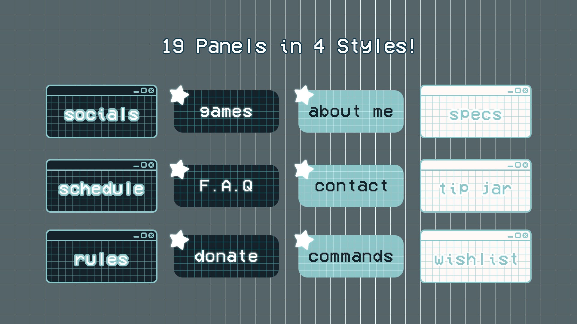 Customizable Rainy Room Animated Stream Pack | Overlays, Borders ...