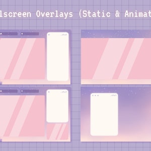 Dreamy City Animated Stream Pack | OBS, STREAMLABS, VTUBER | Cozy ...