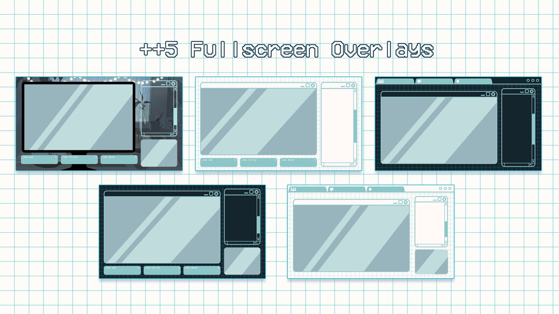 Customizable Rainy Room Animated Stream Pack | Overlays, Borders ...