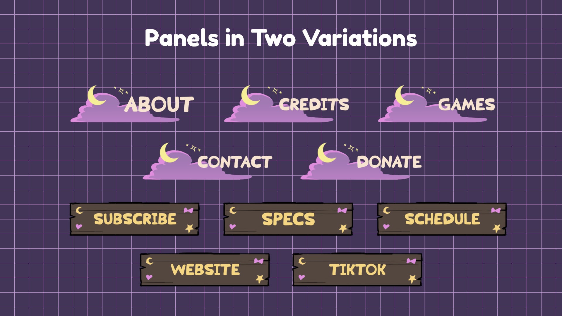 Cat Witch Animated Overlay Stream Packs OBS SLOBS Twitch - Etsy