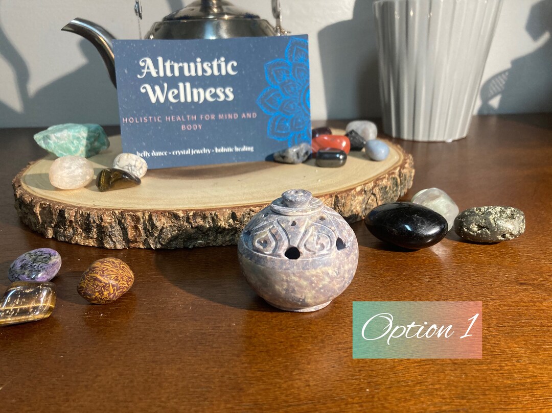 Mini Soapstone Resin Burner Magic Rituals Incense Burner - Etsy