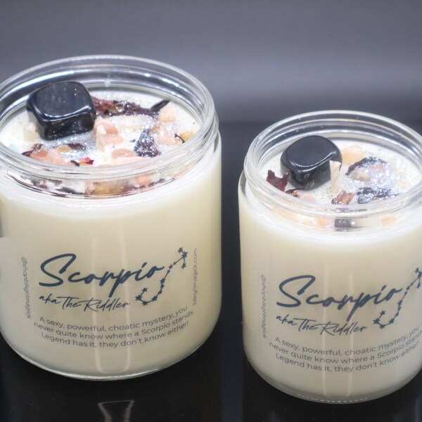 Scorpio Candle - Etsy