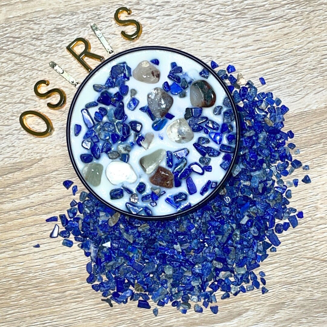 OSIRIS Egyptian God Candle Golden God of the Underworld Justice Resurrection Consort to Isis ...