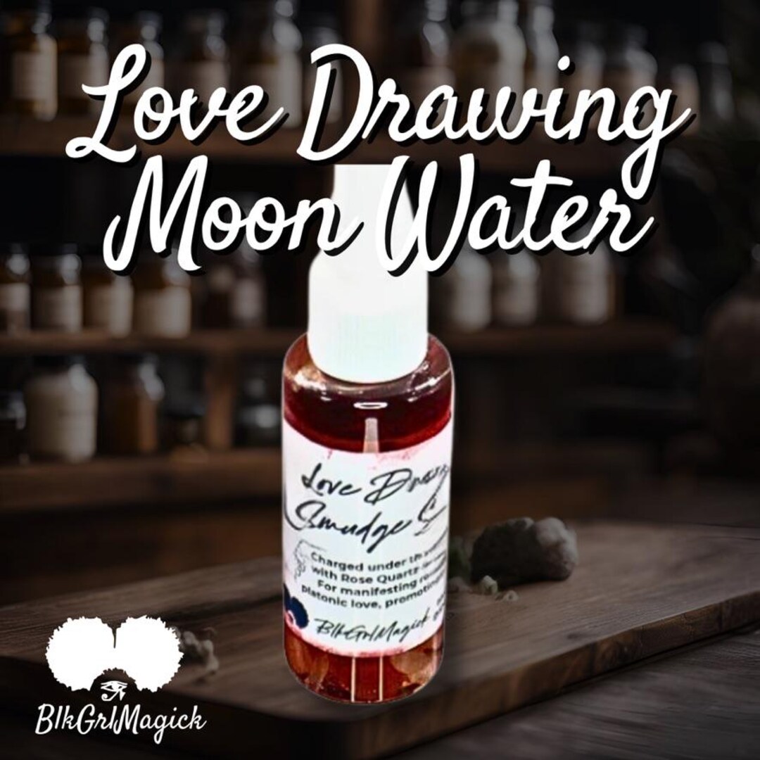 Rose Quartz LOVE DRAWING Spray • Smokeless Smudge Spray for Love Spells ...