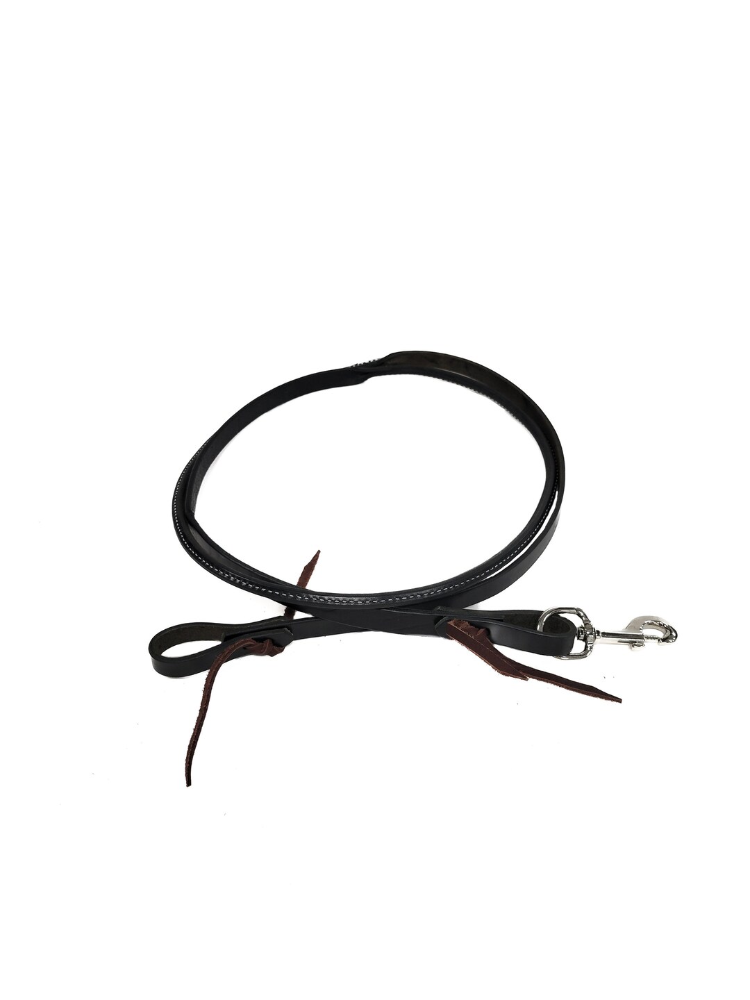 Rolled Roping Rein Leather Hand Rubbed Rein - Etsy