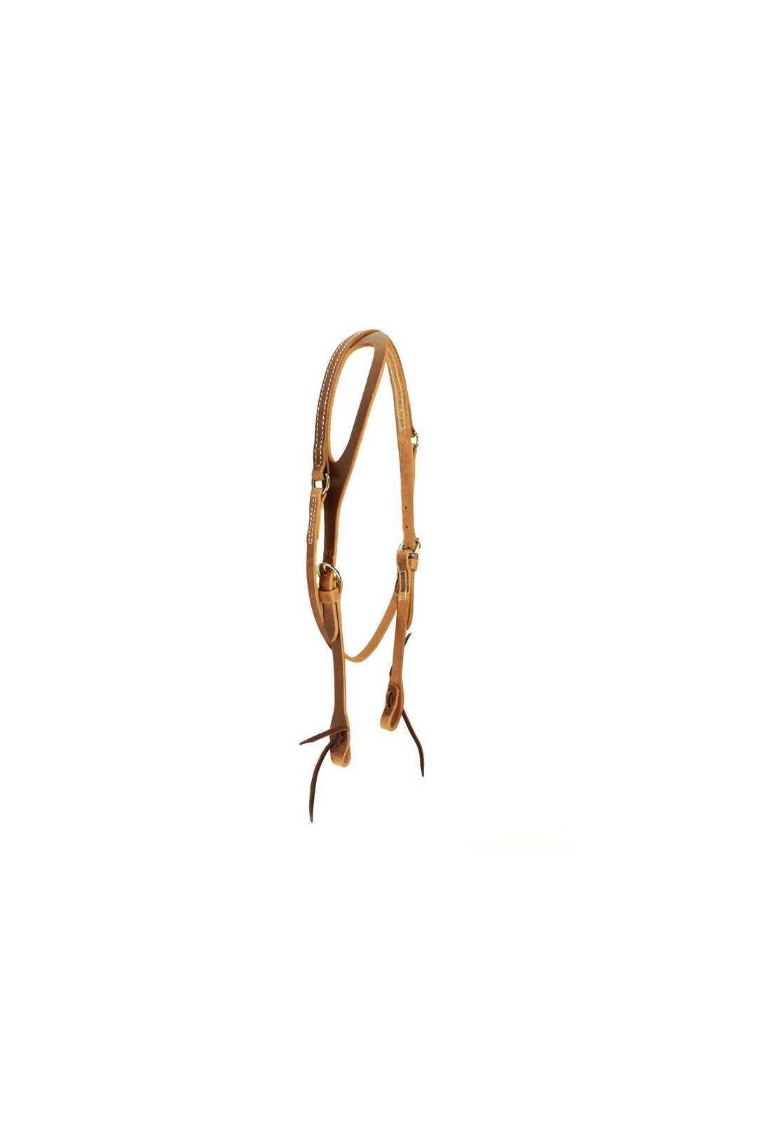 Shape One Ear Headstall With Throat Latch Harness Leather Headstall ...
