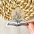Open Book Clear Vinyl Sticker Transparent Die-cut Waterproof Sticker ...