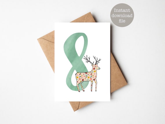 Cute Printable 8th Birthday Card 8 Year Old Girl Birthday | Etsy