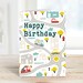 Printable Boy’s Happy Birthday Card | Road Map Kids Birthday Card PDF ...