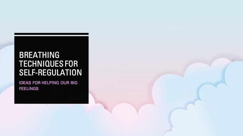 Breathing Techniques for Self-regulation - Etsy